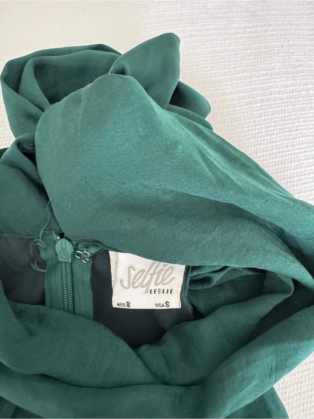 Selfie Leslie | Dresses | Selfie Leslie Deep Teal Green Halter Dress ...